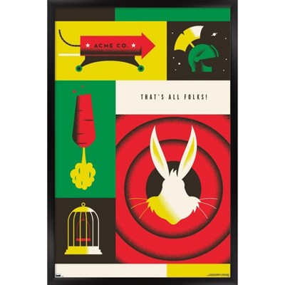 Trends International Looney Tunes: Space Jam - Collage Framed Wall ...