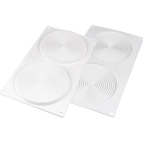 Silikomart "tourbillon" Swirl Disc Silicone Mold, 2 Cavities : Target