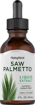 Piping Rock Saw Palmetto Liquid Extract | 2 Fl Oz : Target