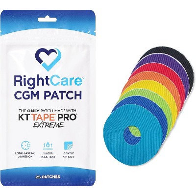Rightcare Cgm Patch, Dexcom G6, Multicolor Assortment, Pack Of 25 : Target