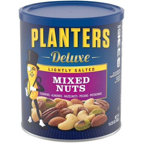 Planters Deluxe Lightly Salted Mixed Nuts-15.25oz : Target
