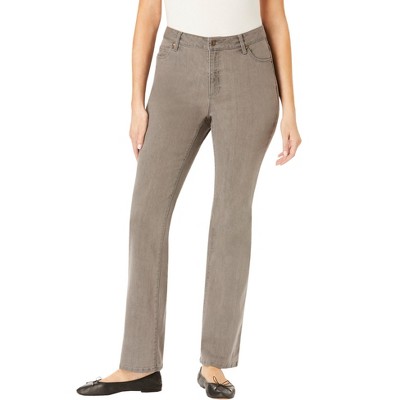 Woman Within Women's Plus Size Comfort Curve Bootcut Denim Jean - 28 W ...