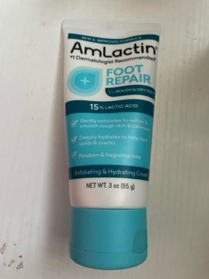 Amlactin Foot Repair Foot Cream Therapy Aha Cream - Unscented - 3oz ...