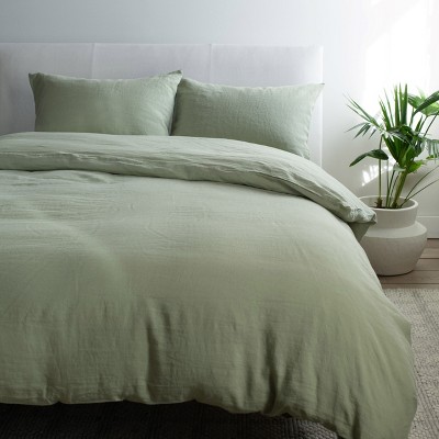 100% French Linen Duvet Cover - King/cal King - Clove | Bokser Home ...