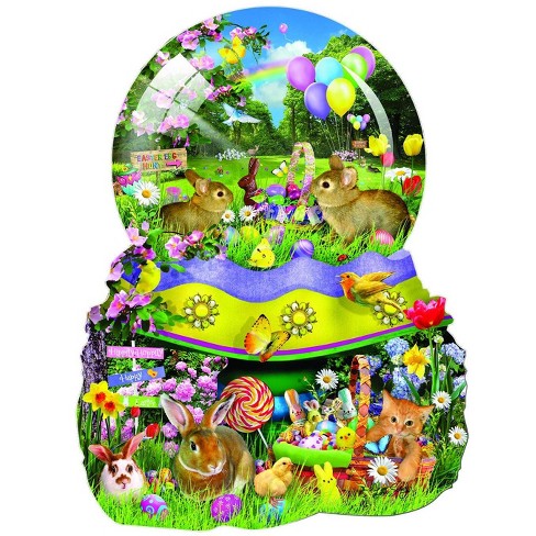 Sunsout Easter Globe 1000 Pc Special Shape Easter Jigsaw Puzzle 95920 ...