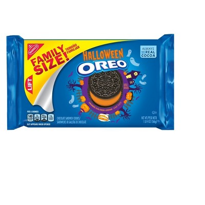 Oreo Halloween Orange Colored Creme Chocolate Sandwich Cookies – Family ...