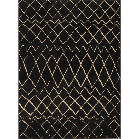 Nourison Grafix Black Area Rug Grf04 5'3"x7'3" : Target