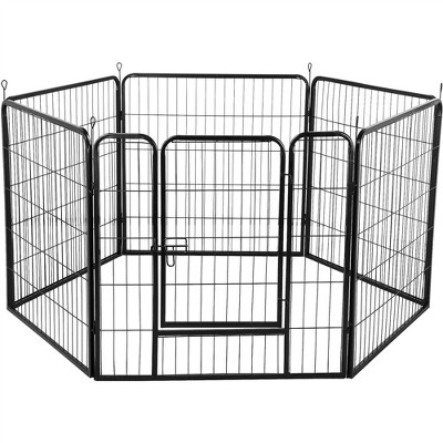 Yaheetech 6-panel Heavy Duty Dog Playpen Fence For Outdoor Indoor - 32 ...