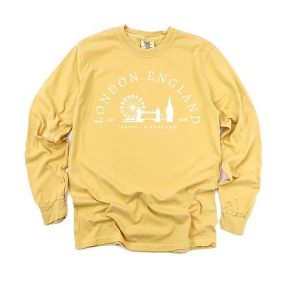 Simply Sage Market Women's London England Garment Dyed Long Sleeve ...