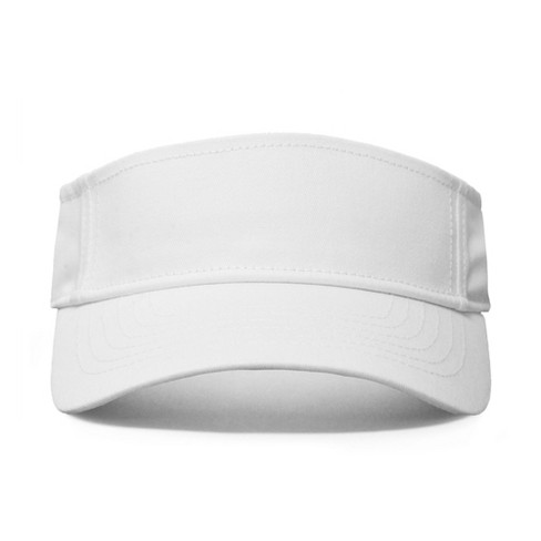 Dalix Visor Hat Adjustable Cotton Men Women Classic In White : Target