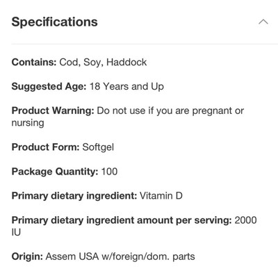 Vitamin D3 Dietary Supplement Softgels - Up&up™ : Target