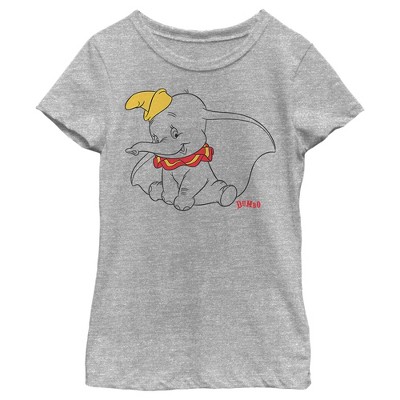 Girl's Dumbo Sitting Cutely T-shirt : Target
