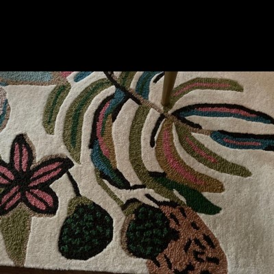 Floral Wool Tufted Area Rug Pink/white - Opalhouse™ : Target