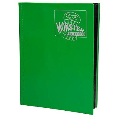 Monster Binder - 4 Pocket Trading Card Album - Matte Black - Holds 160 ...