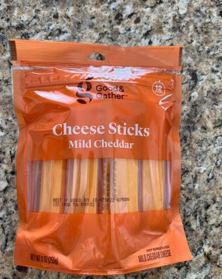 Mild Cheddar Cheese Sticks - 9oz/12ct - Good & Gather™ : Target
