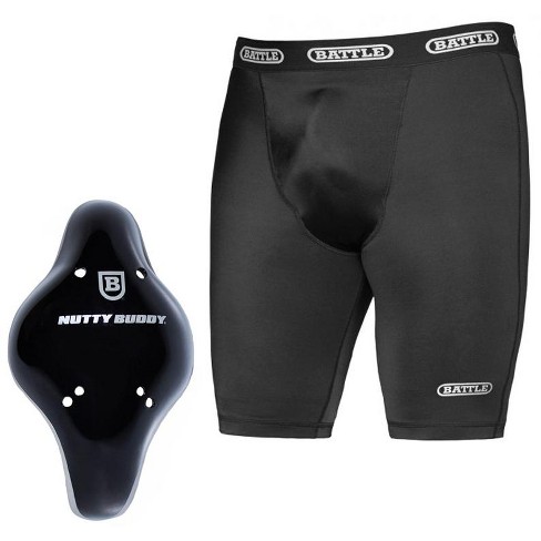 Battle Sports Science Nutty Buddy Compression Shorts With Trophy Cup ...