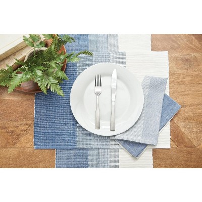 C&f Home 54" X 54" Sullivan Blue & White Ombre Patriotic Table Topper ...