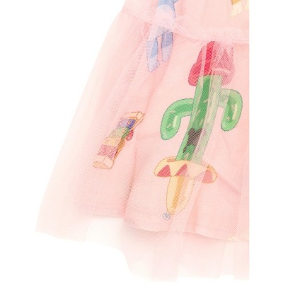 Bluey Bingo Toddler Girls Mesh Dress Pink 2t : Target