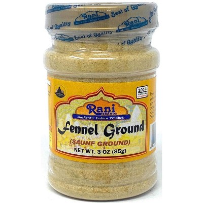 Fennel Ground (saunf) Powder Spice - 3oz (85g) - Rani Brand Authentic ...
