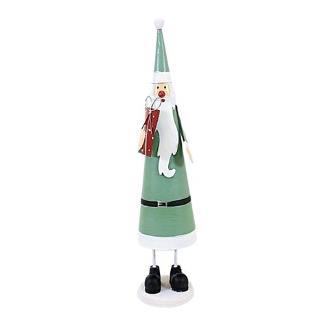 Ganz 10.0 Inch Santa On Spring Movement Gift Santa Figurines : Target