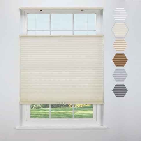 Linen Avenue Cordless Cellular Top Down Bottom Up Light Filtering Shade ...