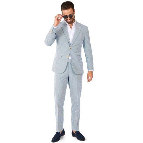 Opposuits Daily Men's Casual Suits - Daily Seer Sucker - Blue - Size Us ...
