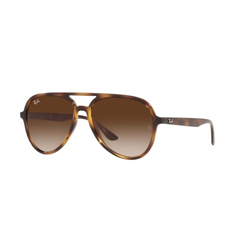 Ray-ban Rb4376 57mm Adult Pilot Sunglasses Brown Gradient Lens : Target