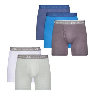 Hanes Men's Woven Plaid Boxers 5pk - Blue Xl : Target