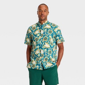 Men's Short Sleeve Button-Down Shirt - Goodfellow & Co™ x Reyn Spooner ...