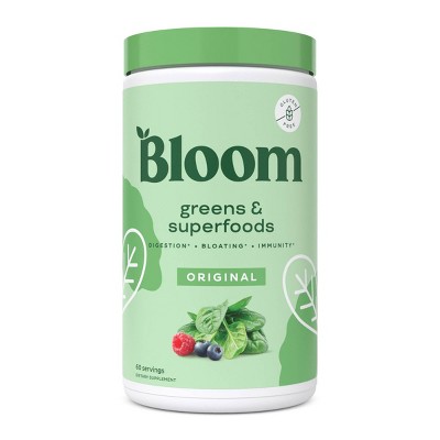Bloom Nutrition Greens And Superfoods Powder - Coconut - 13.02oz/60ct ...