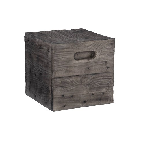 Powell Baron Accent Side End Table Gray : Target