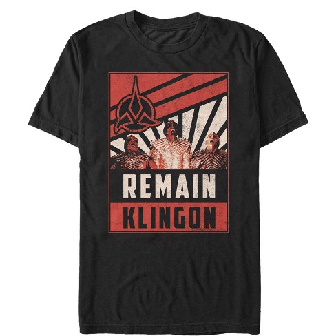 Men's Star Trek: Discovery Remain Klingon Poster T-shirt - Black - X ...
