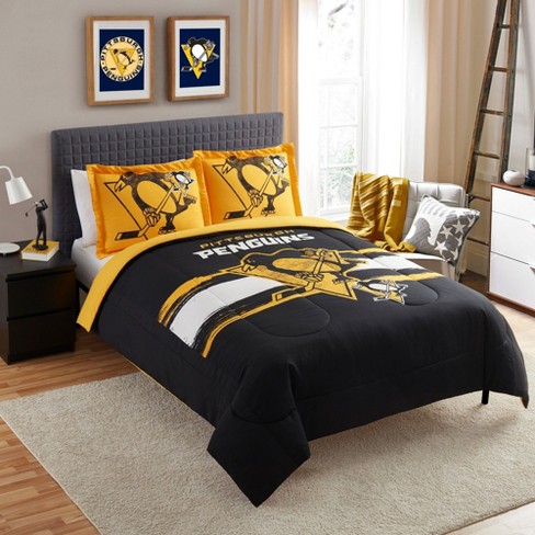 Nhl Pittsburgh Penguins Comforter & Sham Set Full/queen : Target