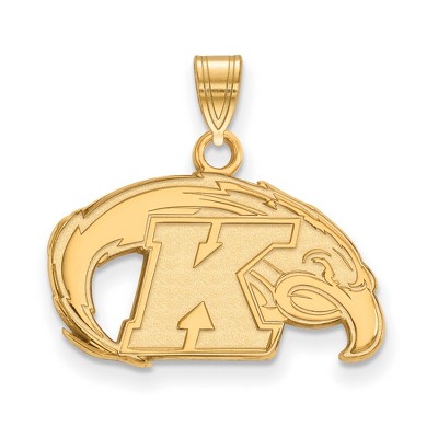Black Bow Jewelry 14k Yellow Gold Plated Sterling Silver Kent State ...