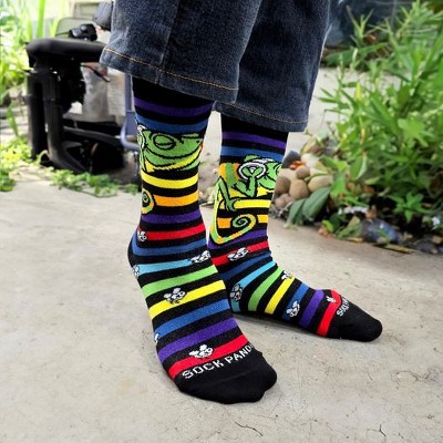 Musical Chameleon Socks From The Sock Panda (tween Sizes, Small) : Target
