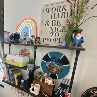 Rainbow Neon Kids' Wall Decor - Pillowfort™ : Target