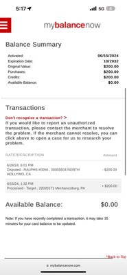 Visa Prepaid Giftcard - $100 + $6 Fee : Target