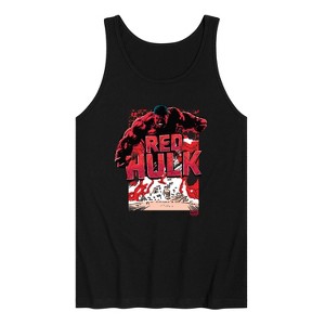 Men's Marvel Angry Red Hulk Graphic Tank Top - Black - Small : Target