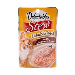 Delectables Chicken, Duck And Cheese Cat Treats Pouch - 12ct : Target