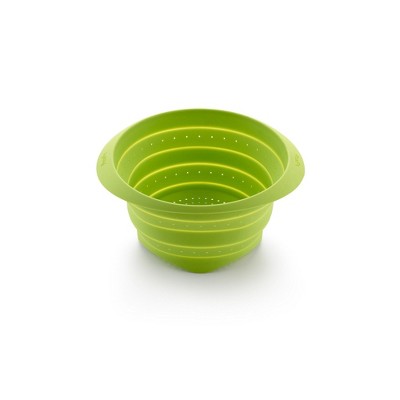 Hic Harold Import Co Green Silicone 3 Quart Collapsible Colander : Target