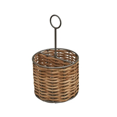 Split P Urban Farmhouse Modern Wood And Metal Utensil Caddy : Target