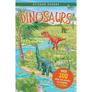 Peter Pauper Press Sticker Scenes Dinosaurs Reusable Sticker Activity ...