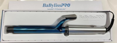 Babylisspro Nano Titanium Extended Barrel Curling Iron - Blue - 1" : Target