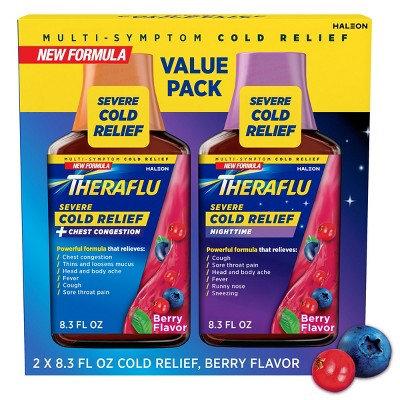 Theraflu Multi-symptom Flu Relief Max Strength Day & Night Liquid ...