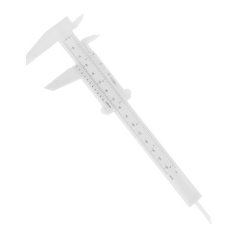 Unique Bargains Double Scale Eyebrow Measuring Ruler 8.27"x2.91" White ...