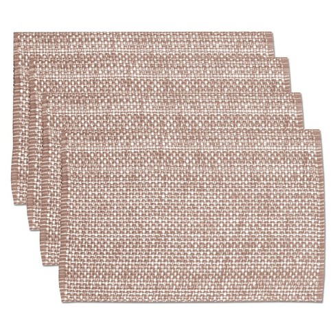 Two Tone Cotton Woven 13x19 Placemat Sets By Sweet Home Collection ...