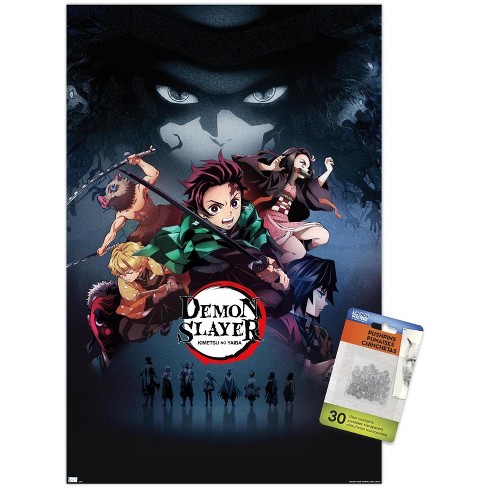 Trends International Demon Slayer - Key Visual 3 Unframed Wall Poster ...