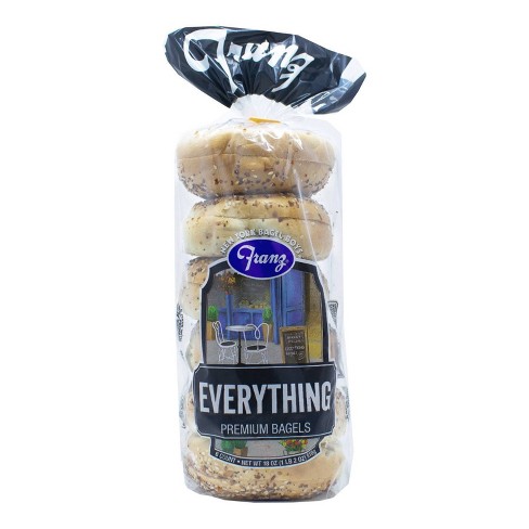 New York Bagel Boys Everything Bagels - 18oz/6ct : Target