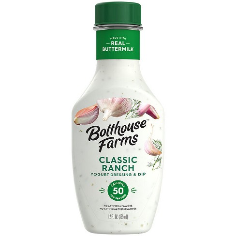 Bolthouse Farms Classic Ranch Yogurt Dressing & Dip - 12 Fl Oz : Target
