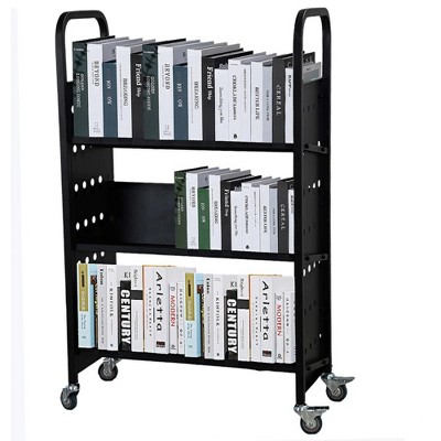 Costway 3 Layer Utility Rolling Tool Cart With Lockable Universal ...